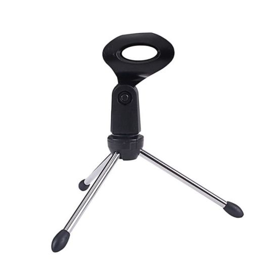 Support de microphone de support de triangle réglable pour de bureau ...