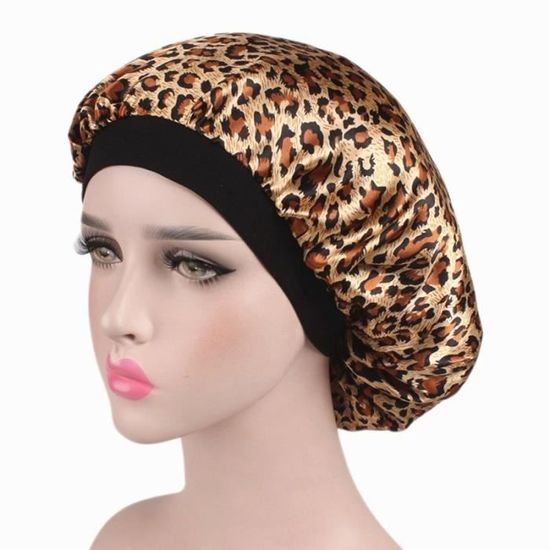 3 -Bonnet de nuit en Satin pour femmes,Bonnet de bain imperméable ...