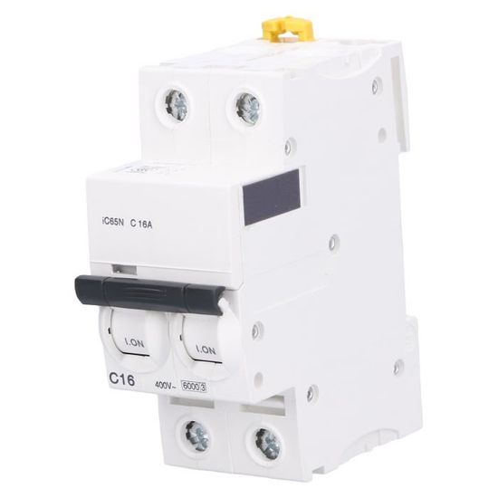 Zerone Mini disjoncteur C.A. 400V 16A IC65N C16 de bâti de rail DIN d'isolateur de courant ...