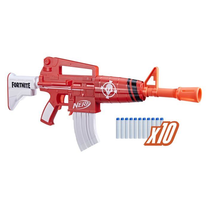 Blaster à fléchettes motorisé - Nerf - F7623 - Fortnite Insightful - 10 ...