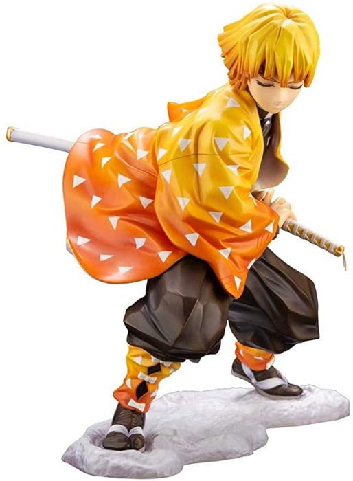 Figurine d'anime Demon Slayer Zenitsu Agatsuma, personnage de modèle de ...