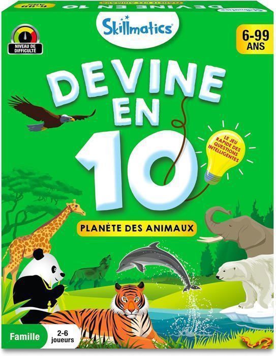 Devine en 10 - Planète des Animaux : Jeu de Cartes Éducatif et Amusant ...