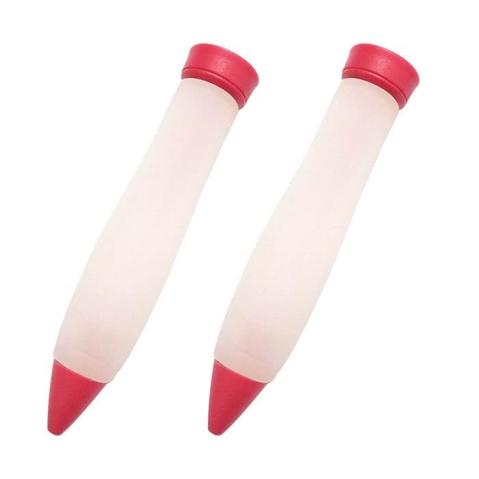 2 Pc Silicone Fudge Cake Pen Glaçage Écriture Seringue Cuisson ...