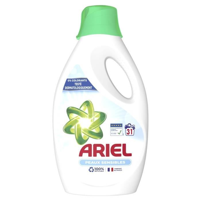 LOT DE 4 - ARIEL Sensitive Lessive Liquide, 1.705l, 31 Lavages ...