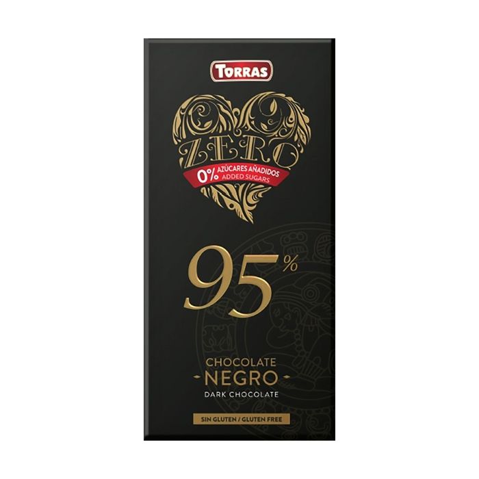 TORRAS - Chocolat noir 95% zéro 100 g (Chocolat) - Cdiscount Au quotidien