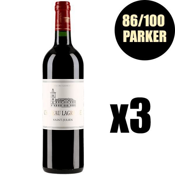 X3 Château Lagrange 2012 75 cl AOC Saint-Julien 3ème Cru Classé Vin ...