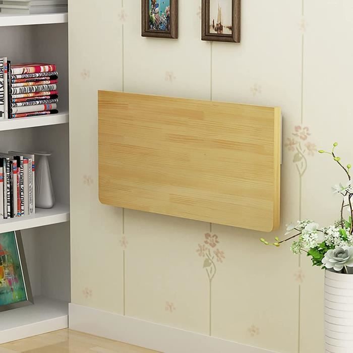 Table à Abattant Murale,Table Murale Rabattable Table Pliante Table De ...