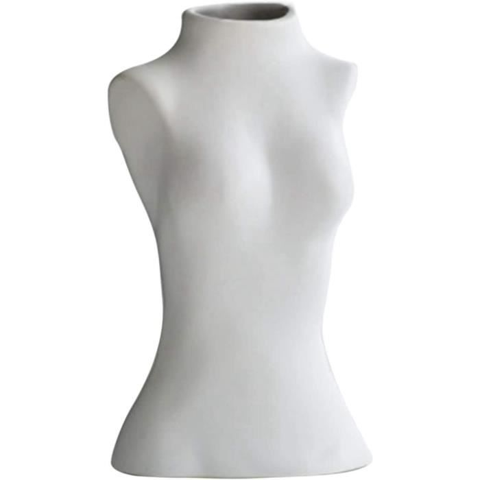 LI-Vase en Forme de Corps Femme Vase Céramique Décoratif Pot de Fleur ...