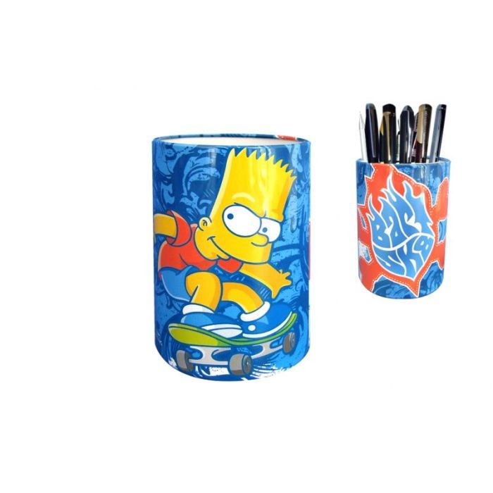 Pot A Crayon Metal Bart Simpson - Cdiscount Beaux-Arts et Loisirs créatifs