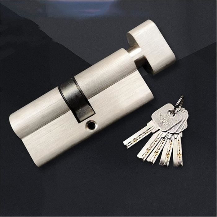 Cylindre de Serrure Verrou de porte d'intérieur Taille de noyau 70 Général Chambre à coucher ...