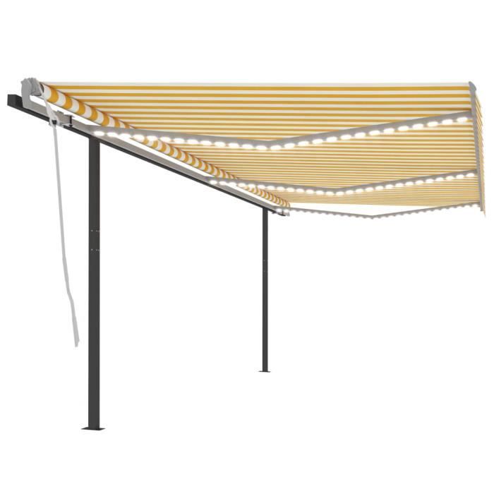 42859|HOMMIE® NEW Anti-UV Auvent manuel Haute qualité - Store Banne ...