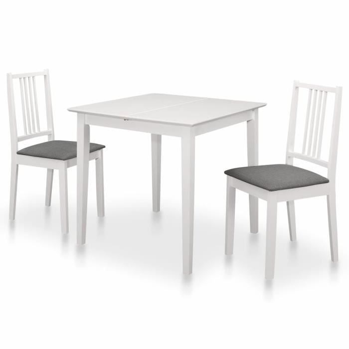 TENDANCES 2021 - Ensemble Table à manger de 2 à 4 personnes + 2 chaises ...