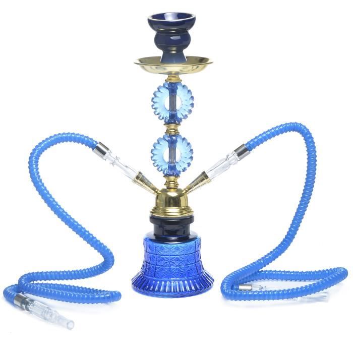 Chicha,narguilé en verre, Chicha Pipa, Double tuyau, accessoires pour ...