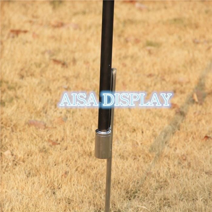 Piquet de sol pour mât de drapeau de plage facile à tourner, piquet de ...