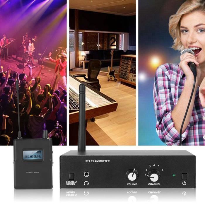 Wireless Monitor System Pour ANLEON Stereo Wireless In Ear Monitor ...