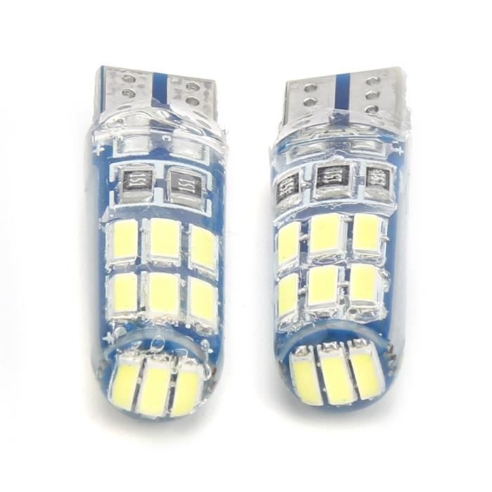 2Pcs Ampoule Rvb Lampe De Dégagement De Coin Flash Stroboscopique Blanc ...