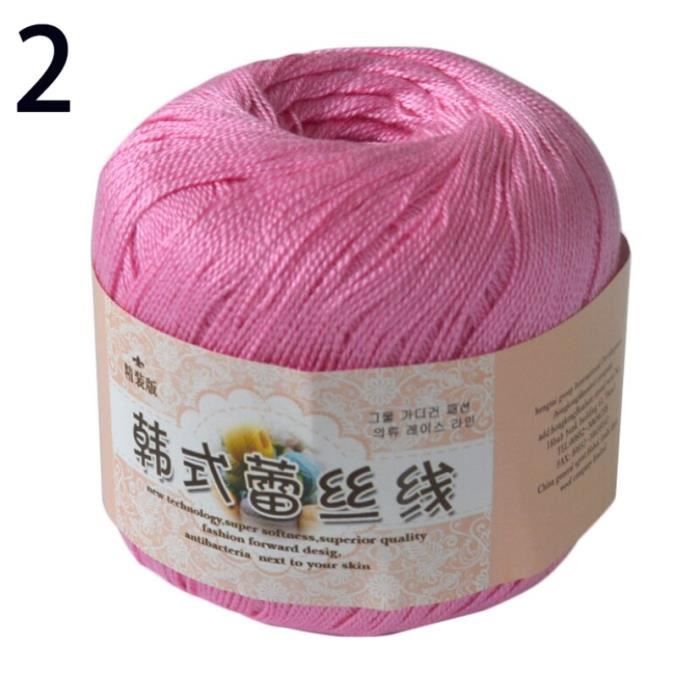 Fil de coton crocheté - HAOPYOU - 0.8mm - Laine fine - Accessoires de ...