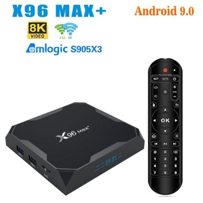 TV Box Android 9.0 - LANGTU - X96 Max Plus - 4Go RAM - 32Go Stockage - 8K-3D - Cdiscount TV Son ...