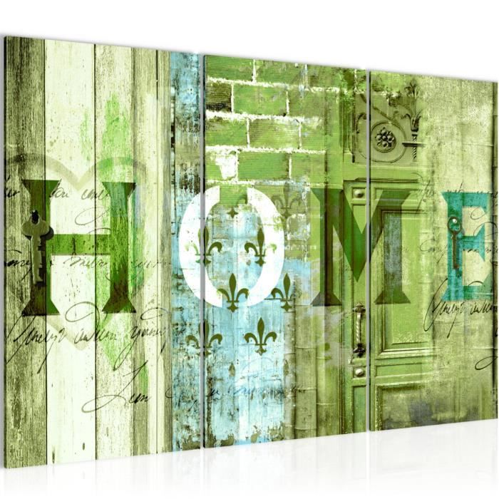 Runa art Tableau Décoration Murale Home 120x80 cm - 3 Panneaux Deco ...