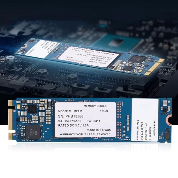 Pour Module de Mémoire Optane 16GB PCIe NVMe M.2 2280 3D Xpoint ...