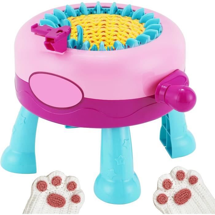 Machine À Tricoter Manuelle À 22 Aiguilles Rotatives Avec Tissage Uni ...