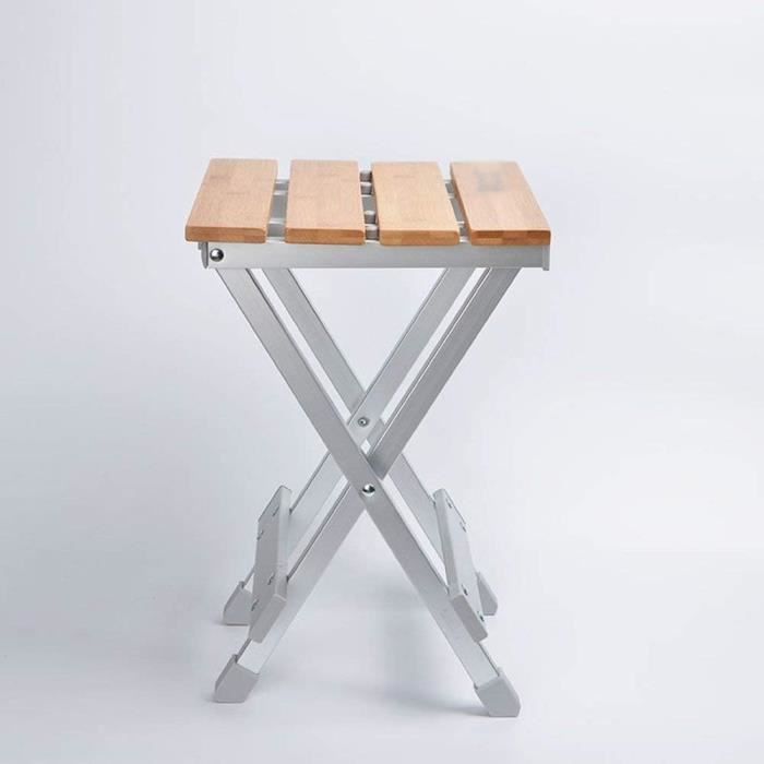Tingting-Tabourets Pliant, Escabeau Pliant Bambou Plage Écriture ...