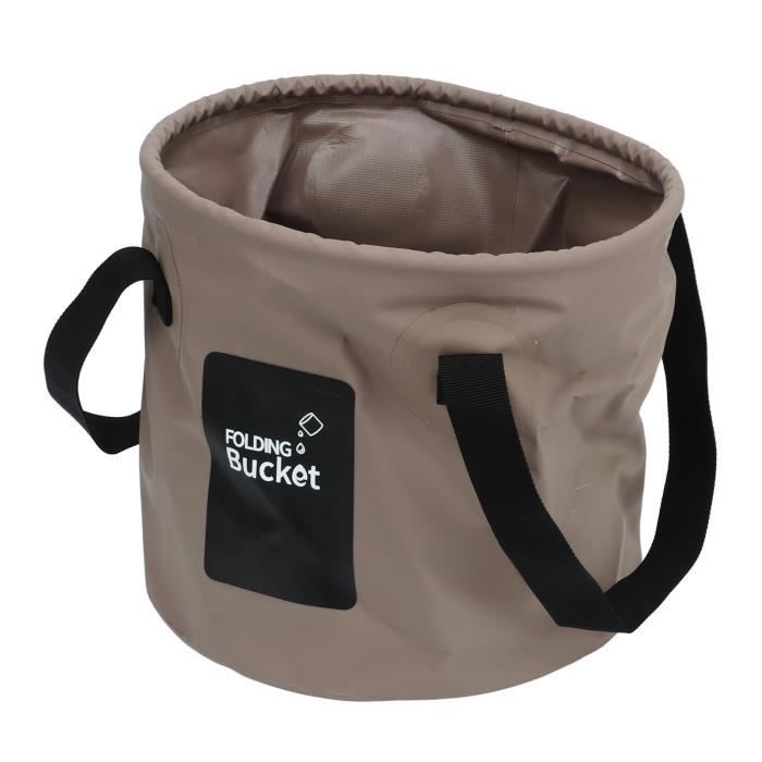 CHG Seau pliable,10L Seau à eau pliant multifonctionnel, pour voyage en ...