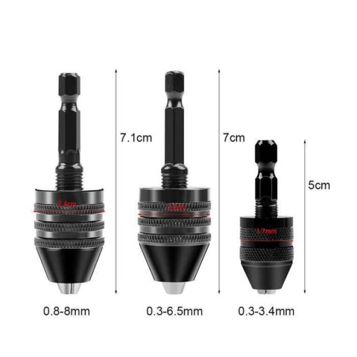 GTY06121-FORET - MECHE,mandrin pour perceuse Mini mandrin de perceuse ...