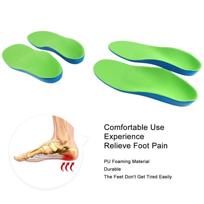 2 paires de semelles de sport orthopédiques semelles de soutien des ...