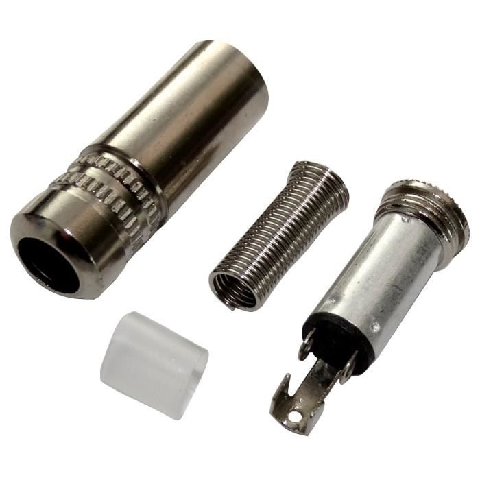 : 2X Fiche Connecteur Jack 3.5Mm Stéréo Femelle À Souder C19555[J3796 ...