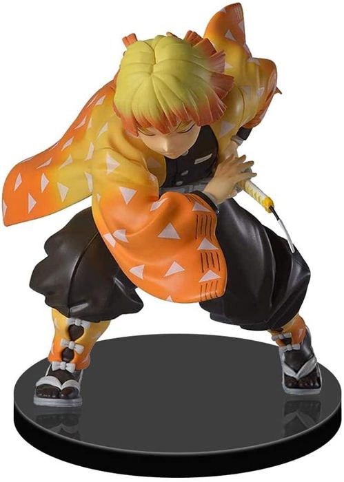 Figurine d'anime Demon Slayer Zenitsu Agatsuma, personnage de modèle de ...
