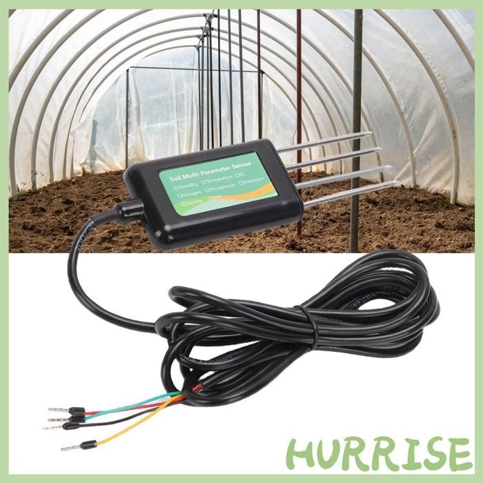 Testeur de sol 8 en 1, compteur d'humidité du sol végétal avec sondes ...