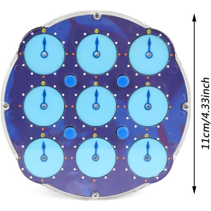 ZXIAQI Horloge Magique, Transparent Cube Magique Block Intelligence ...