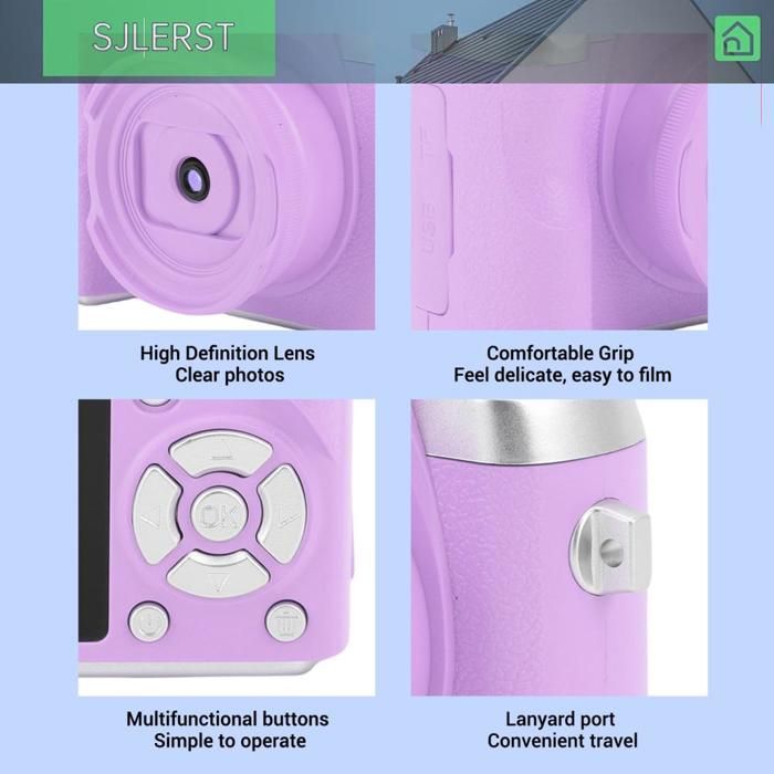 Sjlerst appareil photo porte-clés Appareil photo numérique pour ...