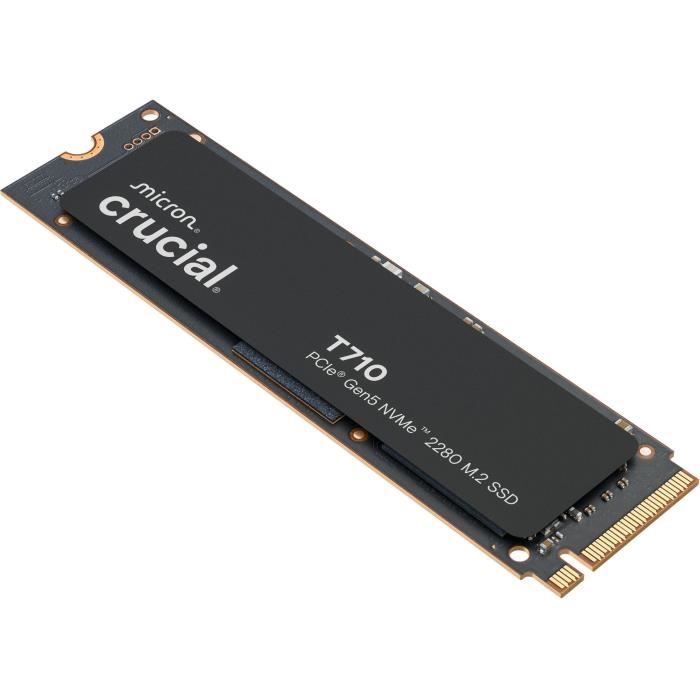 CRUCIAL - SSD interne - T710 - 2 To - PCIe Gen5 NVMe M.2 - Cdiscount ...