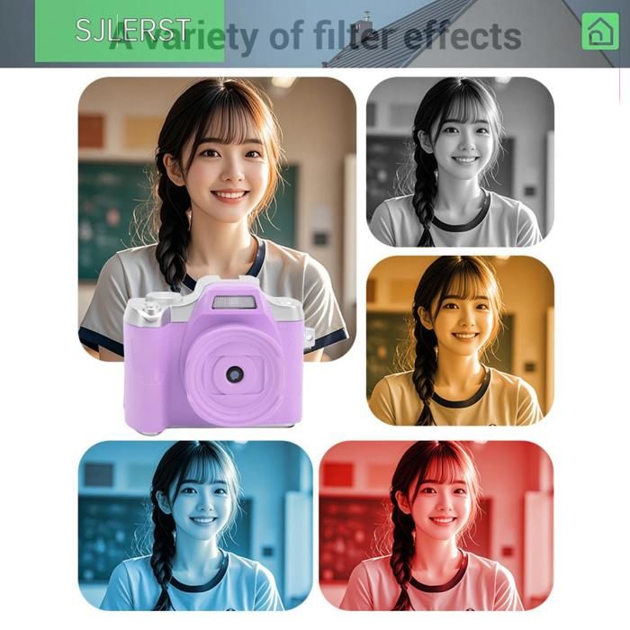 Sjlerst appareil photo porte-clés Appareil photo numérique pour ...