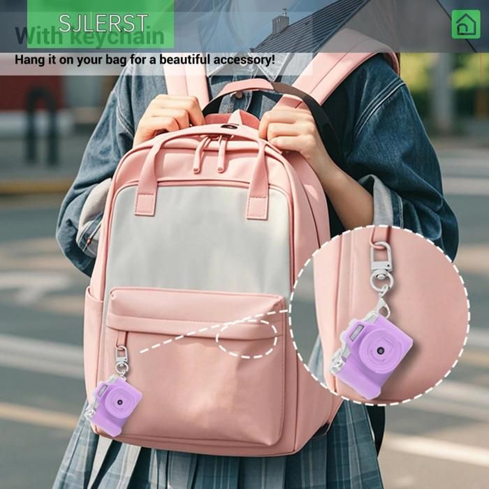 Sjlerst appareil photo porte-clés Appareil photo numérique pour ...