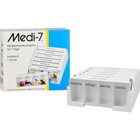 Medi-7 Pilulier semainier.[G897] - Cdiscount Santé - Mieux vivre
