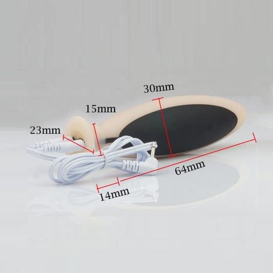 Brave-Une prise anale - Plus Bdsm Boîtier D'alimentation Électrique Choc Estim Pénis Anneau De ...