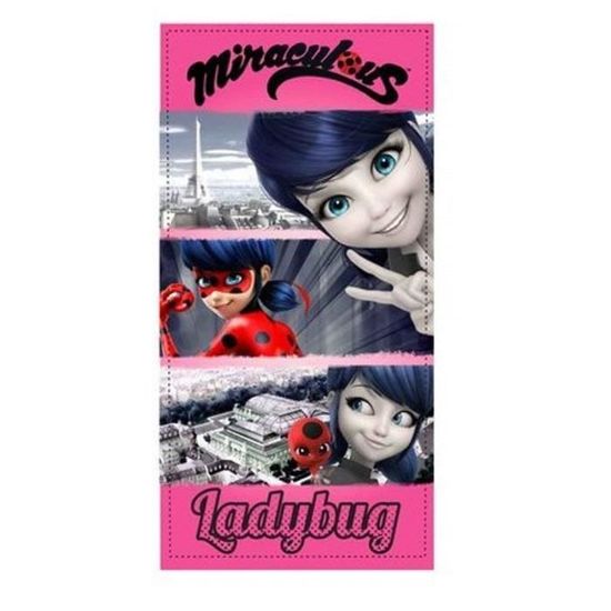 Serviette de plage MIRACULOUS LADYBUG nouveau 2019 - Cdiscount Maison