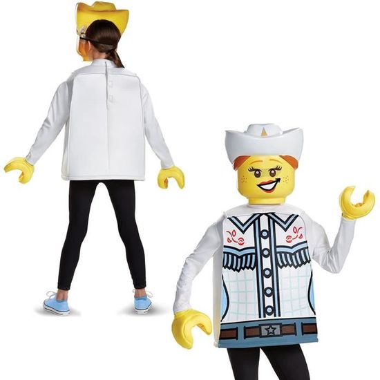 Déguisement Cowgirl Lego - DISGUISE - Taille 7-8 ans - Costume avec ...