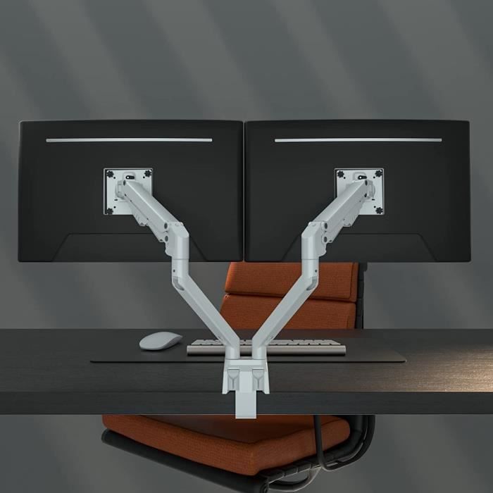 Bras pour Moniteur d'Ordinateur en AluminiumSupport Écrans PC Doubles ...