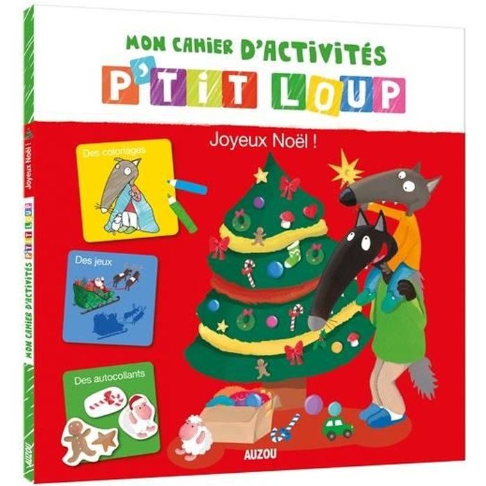 Mon cahier d'activités P'tit Loup Joyeux Noël ! - Cdiscount Beaux-Arts ...