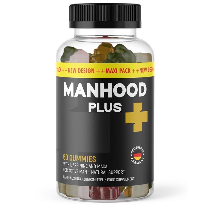 Manhood Plus Gummis | À l'extrait de thé vert | 60 pièces | Utilisation ...