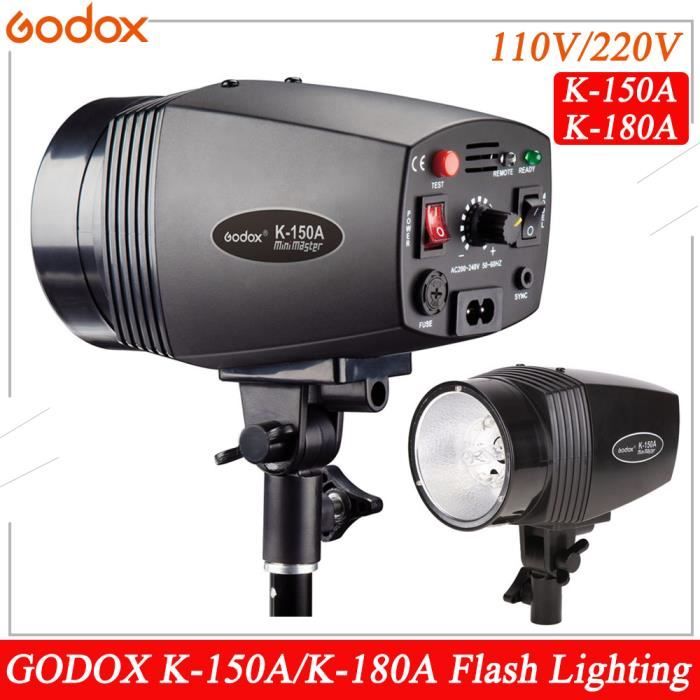 K180A-220V-GODOX – Mini Flash Portable K-150A K150A K180A K-180A 180WS ...