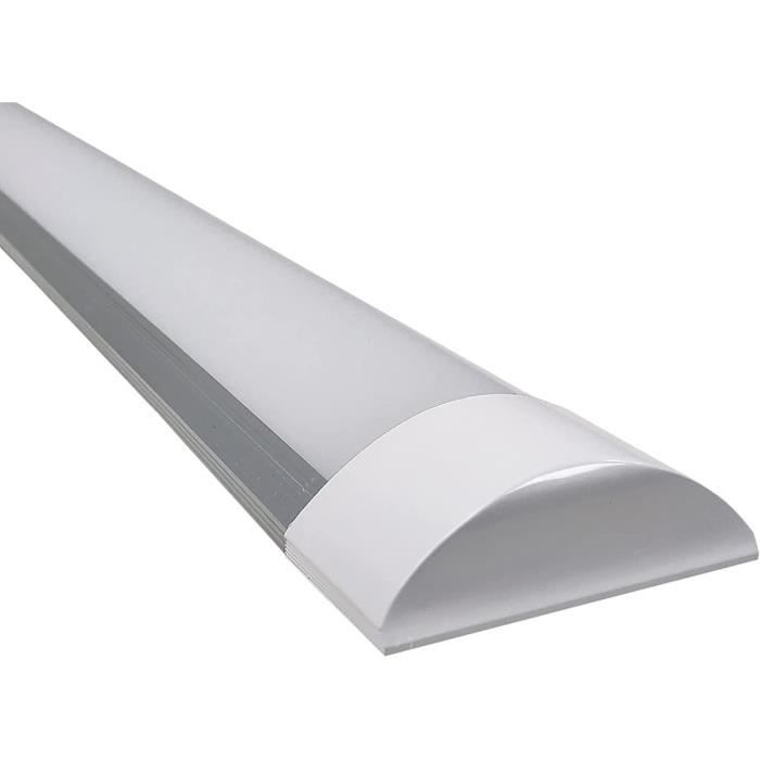 Réglette LED 120cm, 40W. Couleur Blanc Neutre (4500K). 4000 Lumens ...