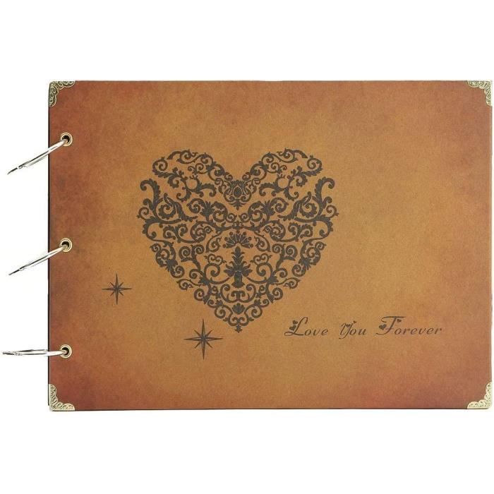 Scrapbook,Album Photo La Saint Valentin Rétro Album Mariage Livre d'or ...