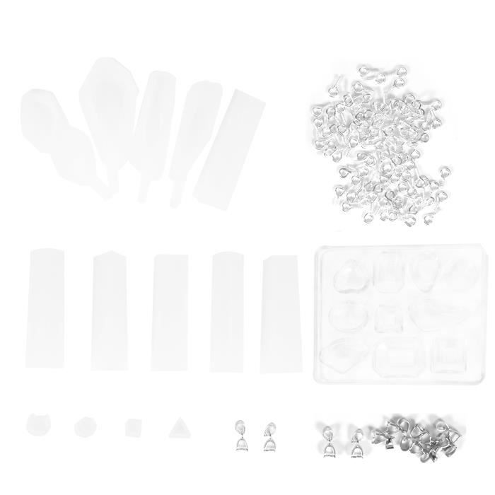 Fdit accessoire de bricolage en résine époxy 125 pièces résine époxy ...