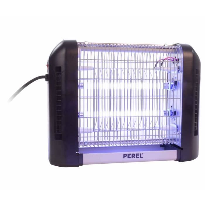 Perel Appareil électrique contre insectes 2 x 6 W Violet GIK07O ...