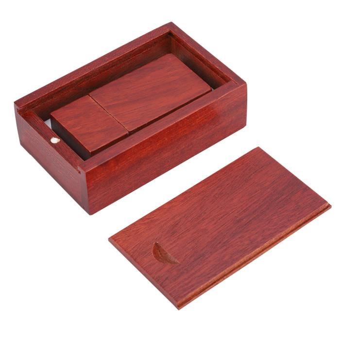 SALALIS Clé U de rangement en bois de palissandre USB 2.0 avec mémoire ...